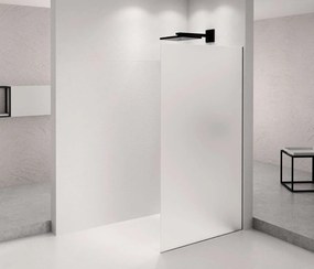Polysan Architex - Sprchová stěna Walk-In, 66x210 cm, matná černá/matné sklo AXB70MT