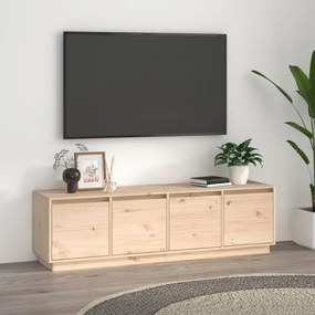 vidaXL TV skříňka 156 x 37 x 45 cm masivní borové dřevo [814397] Barva: Bílá
