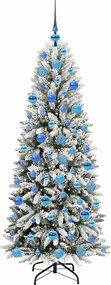 Umělý vánoční stromeček Bílá 180 cm PVC, plast, ocel a PE 3396052
