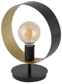 Sigma Stolní lampa HAPPY 1xE27/60W/230V černá/zlatá SI0051