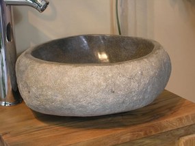 Indera The Lavabo Cut 55383 Umyvadlo z přírodního říčního kamene