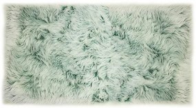 Kusový koberec s vysokým vlasem OMBRE 80 x 140 cm - modrozelený