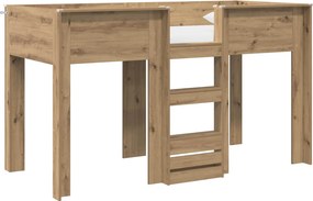 Patrová postel pro děti Artisanový dub 75 x 190 cm 3410474