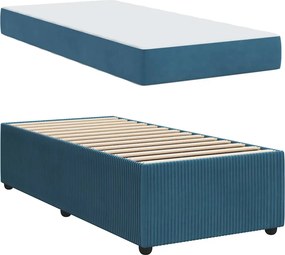 Rám postele Modrá 90 x 190 cm textil 3398338