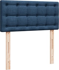 Box spring postel s matrací modrá 80x200 cm textil 3285735