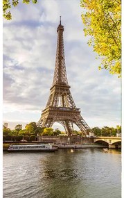 Dvoudílná vliesová fototapeta Seina v Paříži, rozměr 150x250cm, MS-2-0028