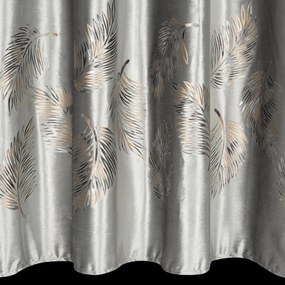 ZATEMŇOVACÍ ZÁVĚS NA KROUŽCÍCH IDALIA 140X250 CM LISTY