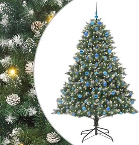 Umělý vánoční stromeček Zelená 210 cm PVC, plast a ocel 3395252