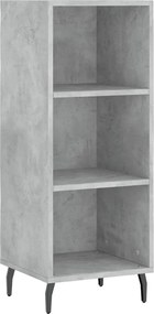 Skříň highboard betonově šedá 34,5x34x180 cm kompozitní dřevo 3198997