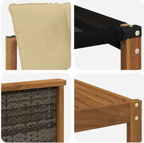 Venkovní pohovková souprava 7 ks Přirozená a Béžová 3381789