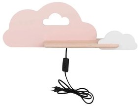 Růžové dětské svítidlo Cloud – Candellux Lighting