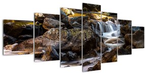 Obraz kamenitého potoku (210x100 cm)