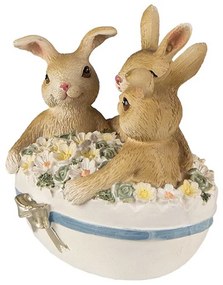 Clayre & Eef Velikonoční dekorace, zajíčci ve vajíčku