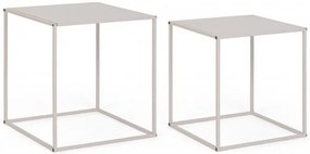 BIZZOTTO Set konferenčních stolků ALRIK béžový