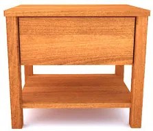 Postelia dřevěný noční stolek z masivu DELICIA - Provedení masiv Smrk nebo za příplatek Borovice, Buk, Olše, Bříza, Dub, Javor, Jasan