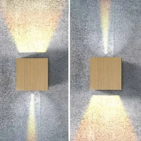 Designové nástěnné svítidlo Leticia A zlaté