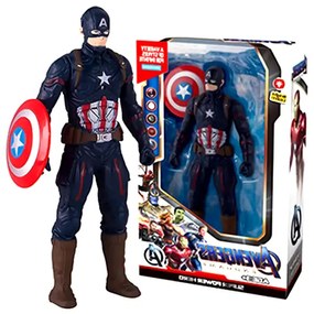 Akční malé figurky hrdinů Marvel (17 cm) Varianta: Captain America s boxem