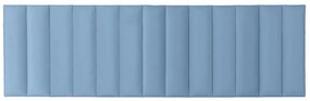 Čalouněný nástěnný panel FRAME KRONOS 15x90 cm Barva: Světle modrá