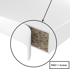 Kuchyňská skříňka Belini Premium Full Version spodní 80 cm šedý antracit Glamour Wood s pracovní deskou  TOR SD80/0/WT/GW/B/B1/PP