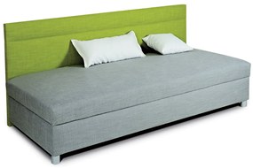 NEW DESIGN postele Postel VARIO s dlouhým čelem a úložným prostorem, matrace a rošt v ceně, 80×200 cm Velikost postele: 80 × 200 cm, Strana: Pravá