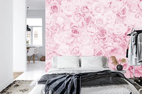 Fototapeta Vybledlé Květinové Vintage Růžové Samolepící tapety 460x300