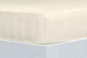 Florella Prostěradlo Organic Cotton Jersey Alabaster, 180x200 cm