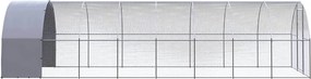 Venkovní klec pro kuřata 3 x 8 x 2 m pozinkovaná ocel 3095475