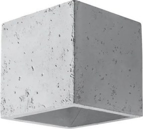 Nástěnné svítidlo SOLLUX Quad G9 1x40W bez zdroje SL.0487 beton