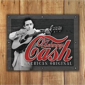Plechová cedule Johnny Cash - American Original 32cm x 40cm