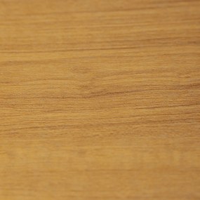 Zahradní stůl WOOD - hnědý polywood / šedá kovová konstrukce
