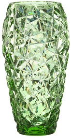 Váza Rock, barva zelená, výška 310 mm