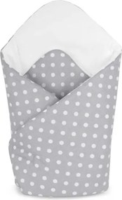 Bellatex Zavinovačka 75x75 cm Puntík šedá, bílá