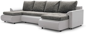 Casarredo - Komfort nábytek Rozkládací sedací souprava do U PELAGI s úložným prostorem, Soft 17/Lawa 5