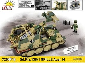 COBI 2665 Samohybné dělo Grille Ausf. M Sd.Kfz.138/1 / Stavebnice / 1: