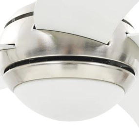 Ozdobný stropní ventilátor se světlem 128 cm bílý - Default Title