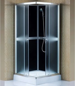 BPS-koupelny Sprchový box WSH309A GREY 80x80
