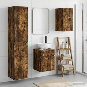 Sada koupelnového nábytku 3 ks Kouřový dub 33 x 34,5 x 160 cm 3406088