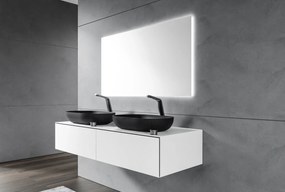 Koupelnová skříňka pod umyvadlo na desku ARCTIC 1400 White Softtouch
