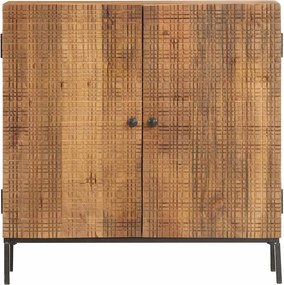 Příborník 75 x 30 x 75 cm masivní mangovníkové dřevo 286558