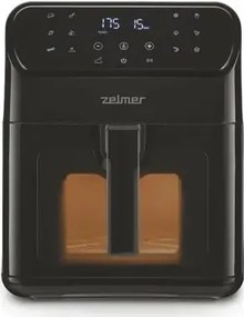 Zelmer ZAF6500 černá / Horkovzdušná fritéza / 1500W / 6.5l / 13 progra