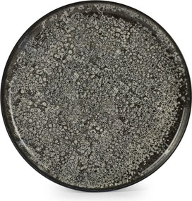 Černý/krémový talíř z kameniny ø 27 cm Gravel – ONA
