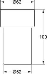 Grohe Allure - Sklenička satin