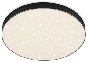 Briloner 7075-415 - LED Stropní svítidlo STAR SKY LED/24,5W/230V pr. 38 cm černá