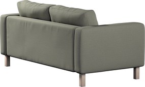 Potah na pohovku IKEA  Karlstad 2-místná, nerozkládací, krátký barva šedá látka pletený vzor
