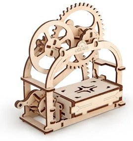 Ugears 3d puzzle mechanická krabička 61 dílků