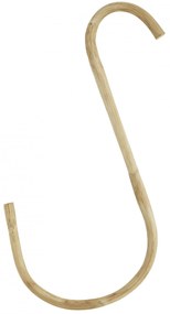 MADAM STOLTZ Bambusový háček 28 cm, přírodní barva, dřevo