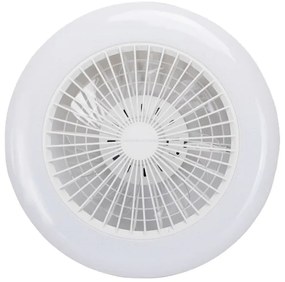 Aigostar-LED Stmívatelný str. ventilátor LED/40W/230V 2700-6500K 50cm+DO bílá