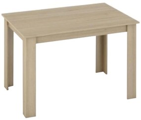 Jídelní stůl, dub sonoma, 120x80 cm, KRAZ