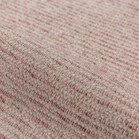 Světle růžový ručně tkaný koberec s příměsí vlny 200x290 cm Rue – Flair Rugs