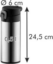 TESCOMA Sport termoska se zámkem CONSTANT 0,5 l, nerez